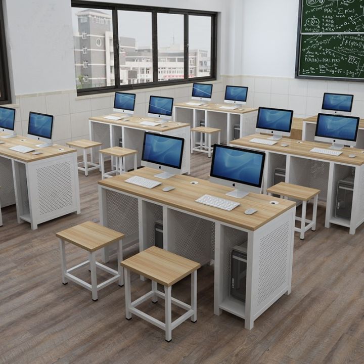 School Computer Room Computer Desk Training Room Computer Table and ...