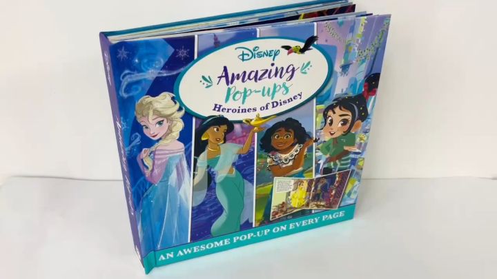 Disney Amazing Pop Up Story Book With Heroines of Disney (Hardcover ...