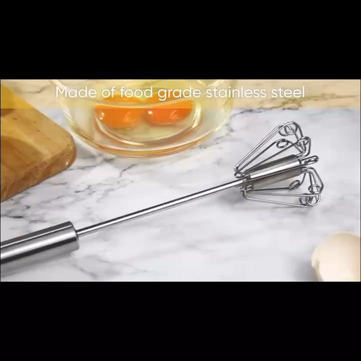 Semi automatic mixer whisk stainless steel egg beater mixer for coffee ...