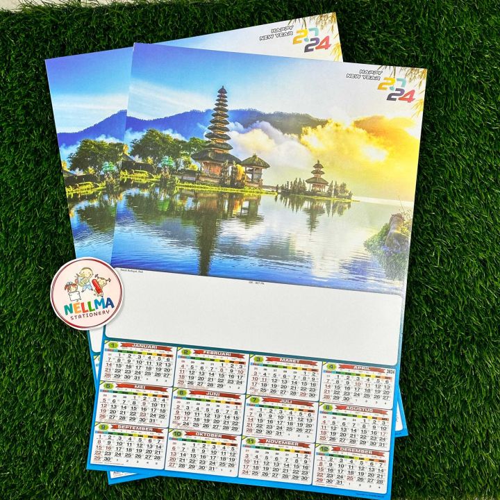Kalender poster tahun 2024 | Lazada Indonesia