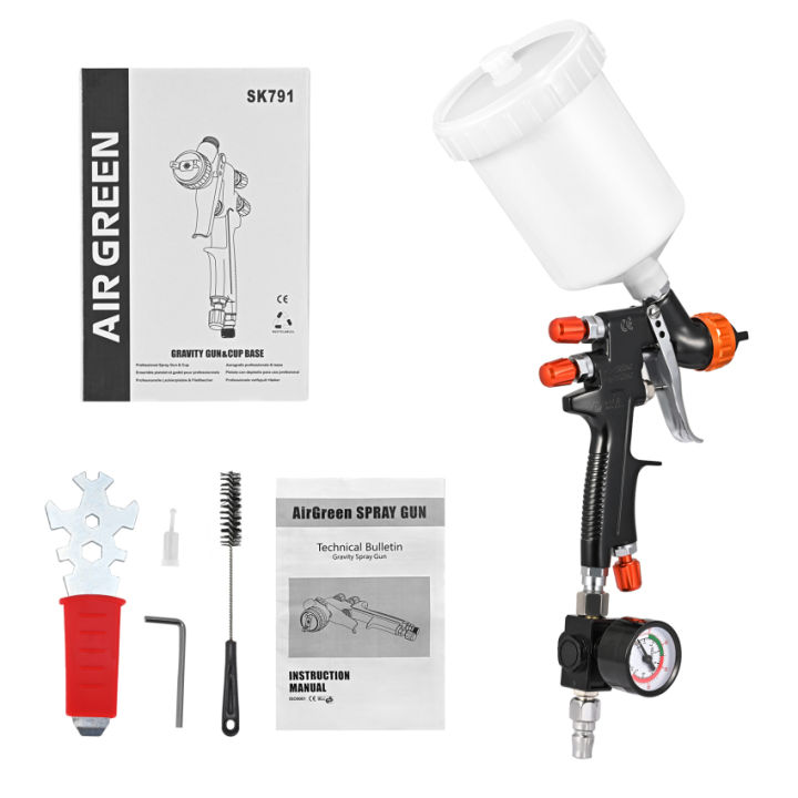 High Quality+In Stock Black Spray G-un 1.3mm Nozzle Professional Air ...