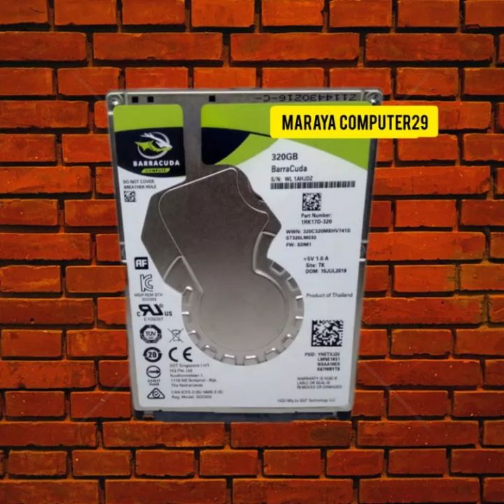 HDD 320GB SLIM HARDISK INTERNAL LAPTOP NOTEBOOK-KONDISI BARU DAN ...