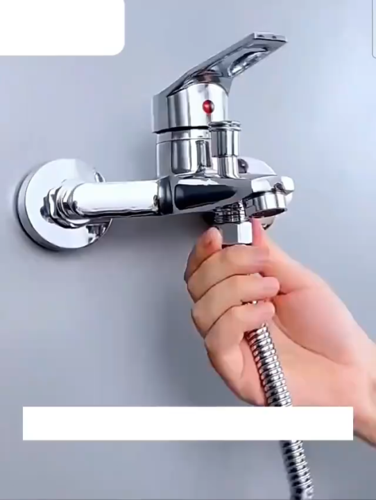 Keran Air Shower Kamar Mandi Panas Dingin Keran Mixer Bathtub 2 Cabang ...
