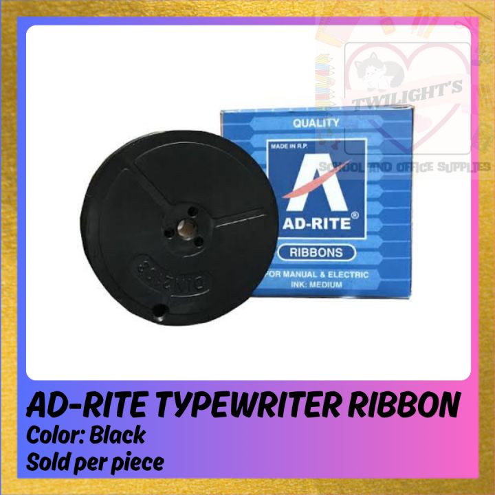 AD-RITE TYPEWRITER RIBBON | BLACK | 1 PIECE | •••Twilight's School and ...
