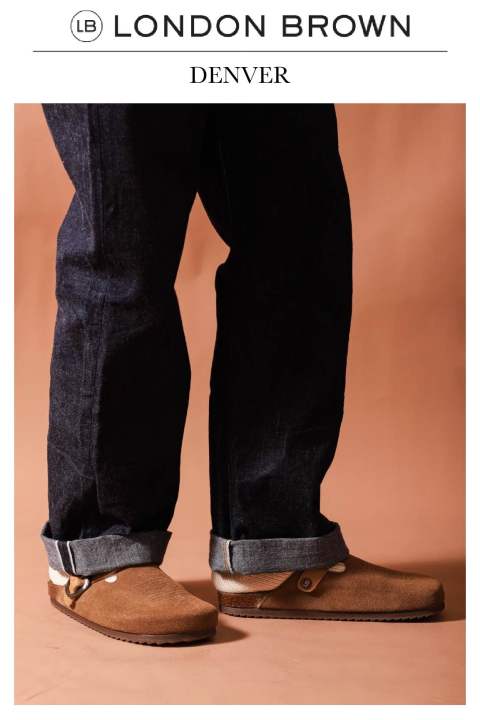 LONDON BROWN - DENVER รองเท้าหนัง ทรง MULES | Lazada.co.th