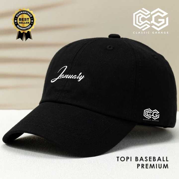 Topi Logo Desain Baseball Hitam Fasion Premium | Lazada Indonesia