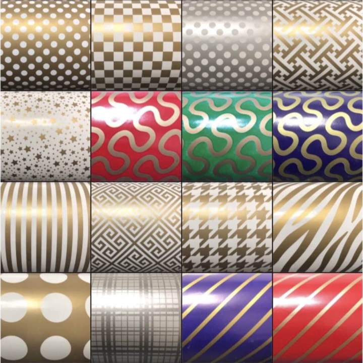 Glossy Gold & Silver Gift Wrapper (25pcs/rolled) | Lazada PH