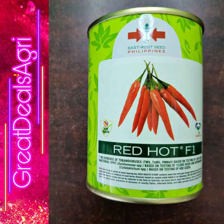 RED HOT F1 HYBRID CHILI PEPPER LABUYO SEEDS (25 GRAMS) EAST WEST SEEDS ...