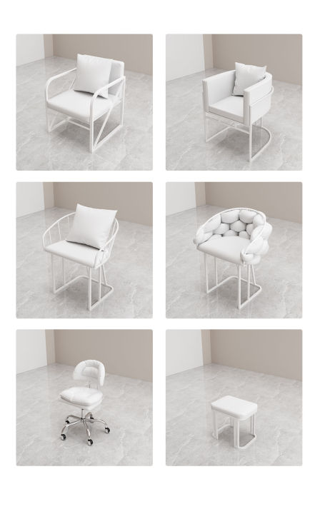 Manicure Shop Matching Fashion Trending Nail Scrubbing Chair Couch ...