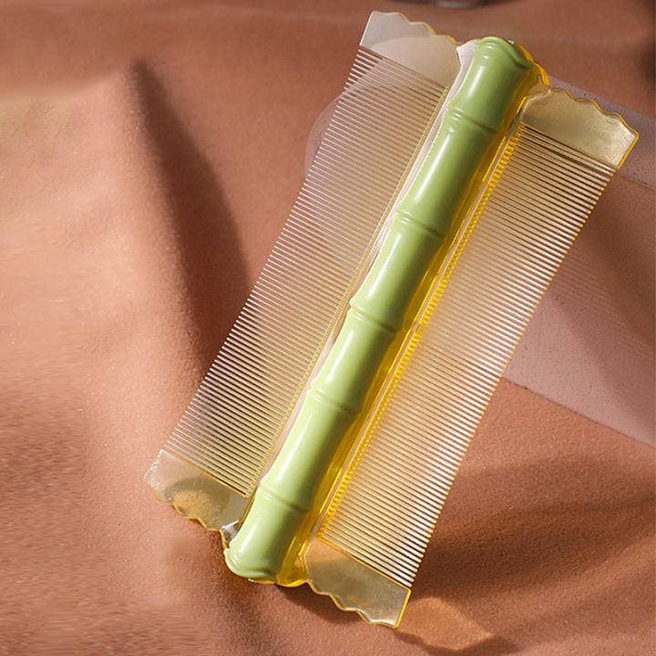 Double Sided Head Lice Comb Detachable Narrow Fine Tooth Head Lice Flea ...