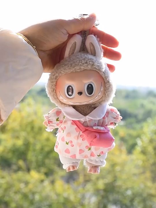 Labubu Baju Outfit Costume Labubu Macaron Clothes Labubu Pakaian Atasan ...