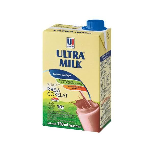 ultra milk susu uht cokelat 750ml | Lazada Indonesia