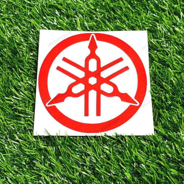 Yamaha Logo Design Vinyl Die Cut Sticker 4-Inch - White, Red, Blue ...