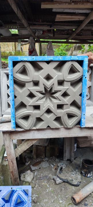 cetakan loster ukuran 40x40 krawangan 2 muka | Lazada Indonesia