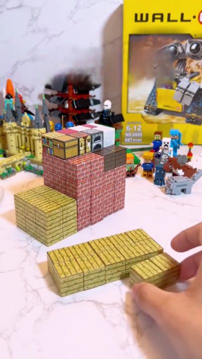 50pcsเกม Minecraft DIY magnetic blockบล็อกแม่เหล็กอุปริศนาหรับเด็กของ ...