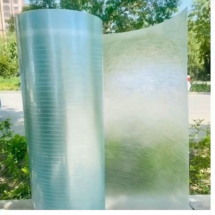 1Roll/98 FT GREENHOUSE TRANSPARENT ROOF FLAT TRANSPARENT ROOF Anti UV ...