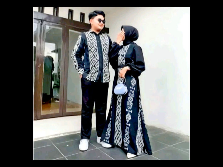 set couple tenun Aurora baju tenun prewedding couple tenun sarimbit ...