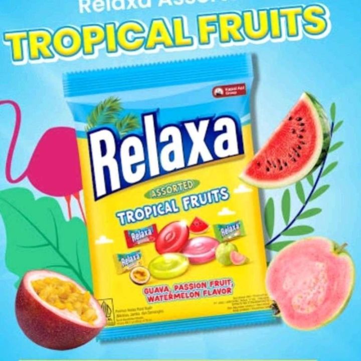 Permen Relaxa baru rasa buah tropical fruits | Lazada Indonesia