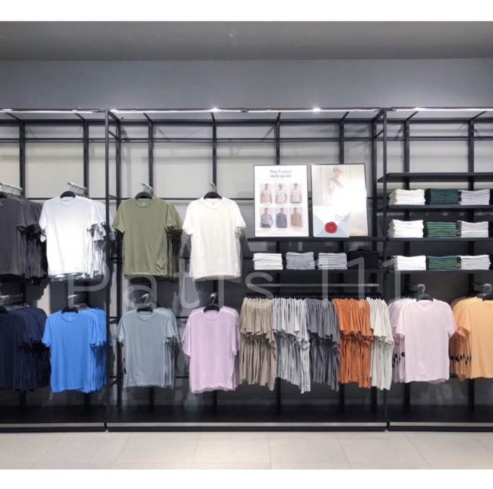 เสื้อยืด ทรงผู้ชาย แบรนด์ H&M💯 set 5 | Lazada.co.th