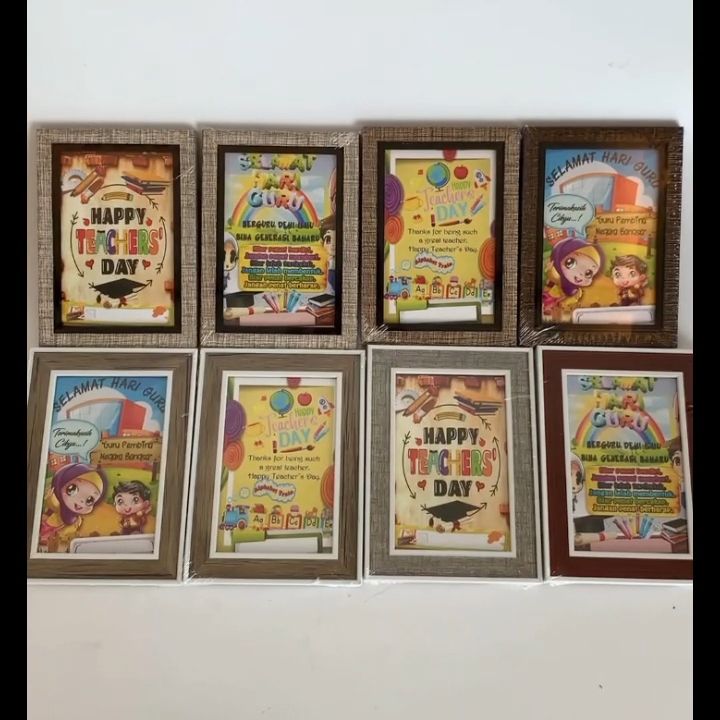 The Gift 4R Photo Frame / Bingkai Foto Kayu / Gambar Album / Selamat ...