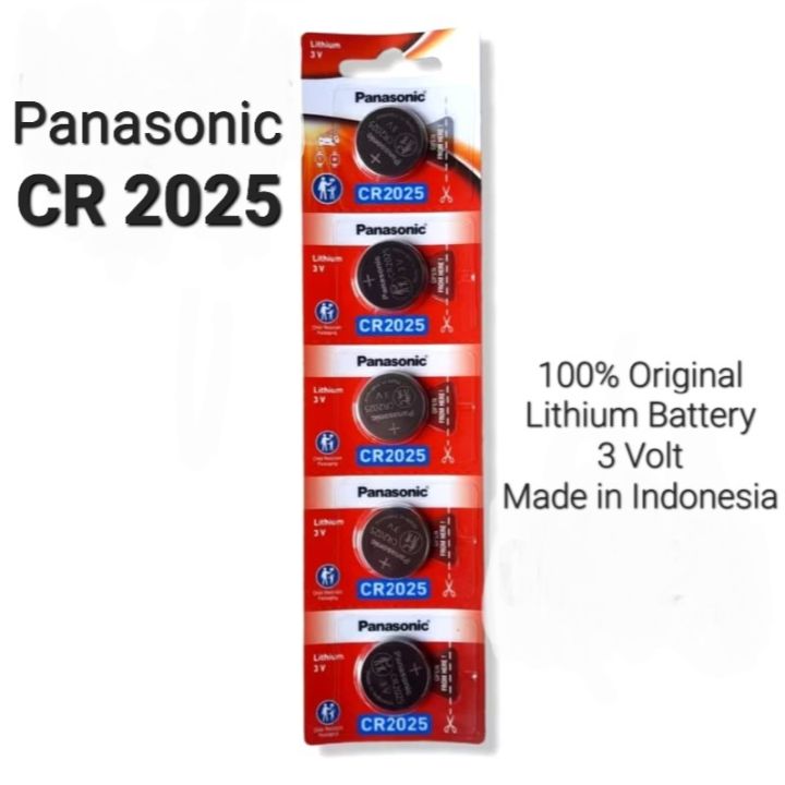 BATERAI JAM PANASONIC CR 2025 BATERAI ORIGINAL 3 V | Lazada Indonesia