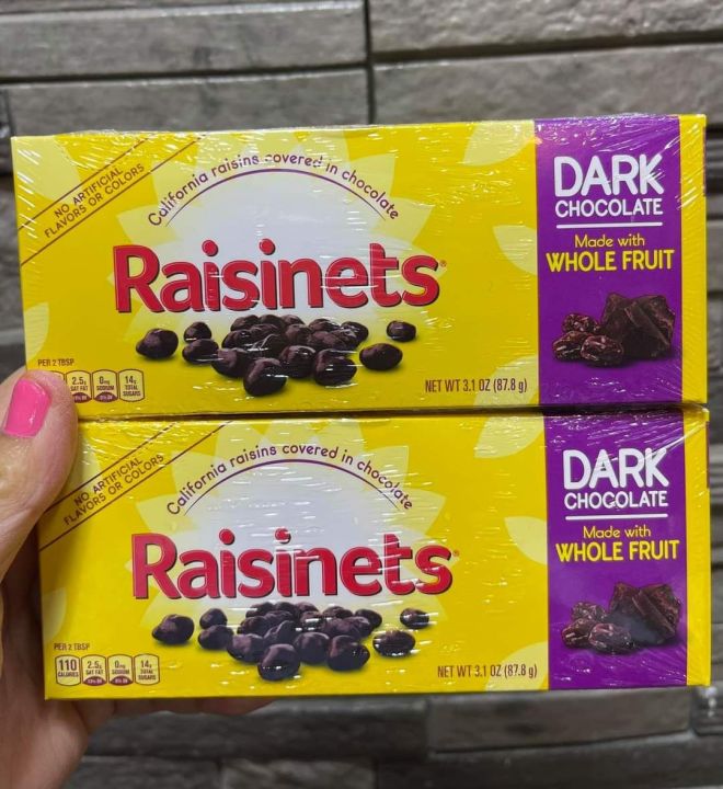 raisinets dark / milk Chocolate 87grams x 2 boxes march 2024 exp ...
