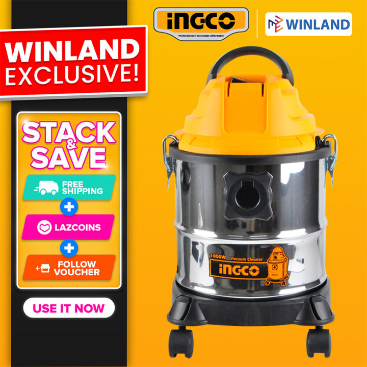 Ingco by Winland 15Liters Vacuum Cleaner 1000watts VC12205 ING-PT ...