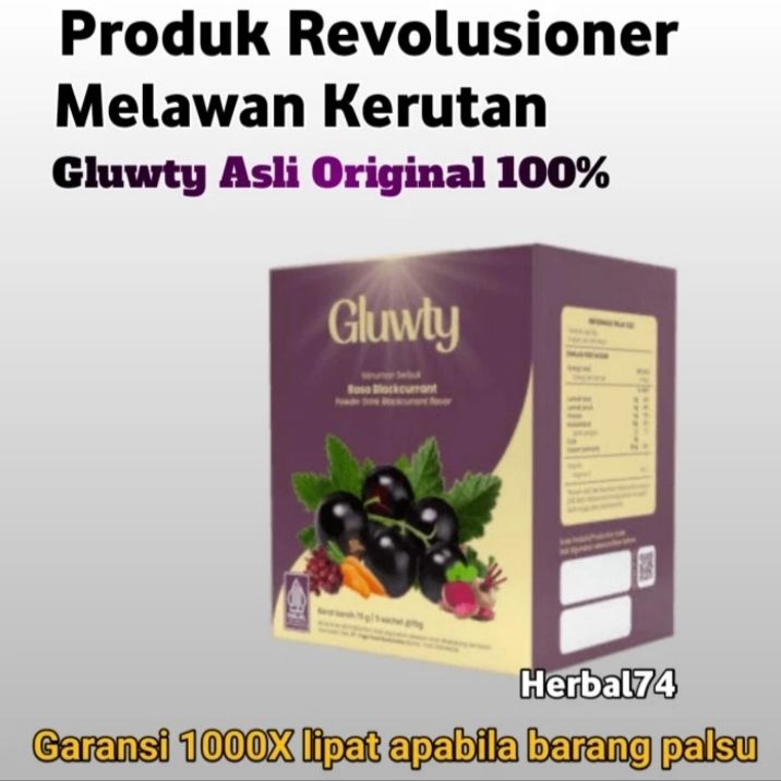 GLUWTY//100% ORIGINAL BPOM//PRODUK REVOLUSIONER MELAWAN KERUTAN ...
