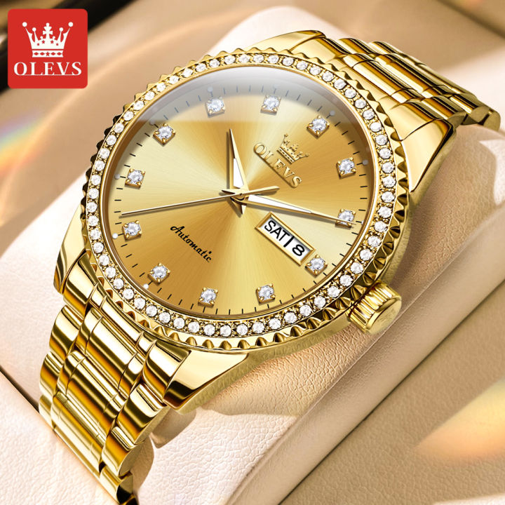 OLEVS watch for men genuine waterproof original brand mechanical ...
