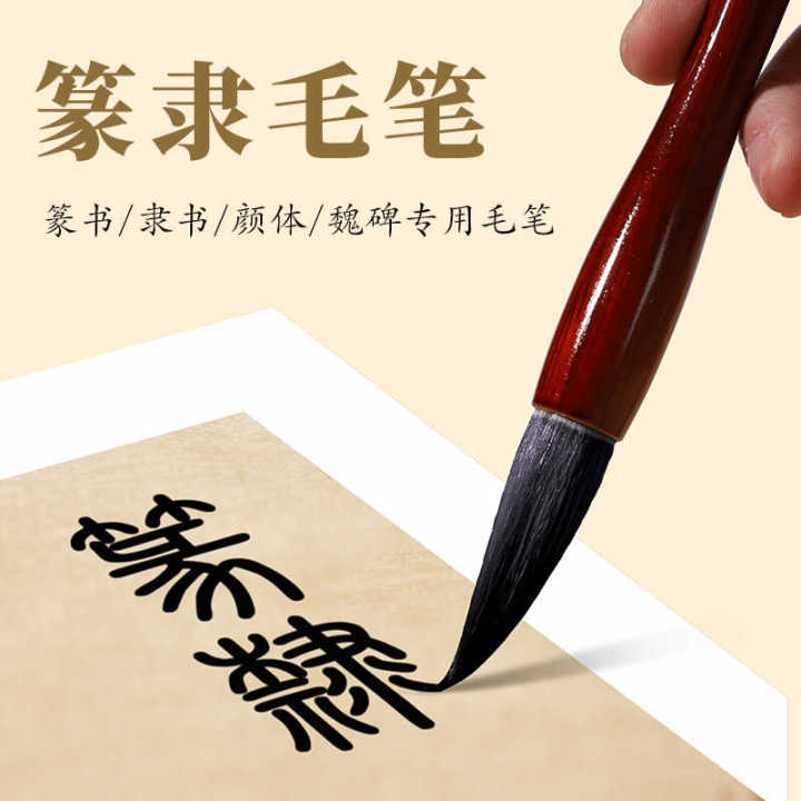 Professional Grade Calligraphy Brush for Adult Learning Seal Script And Regular Script Practice ...
