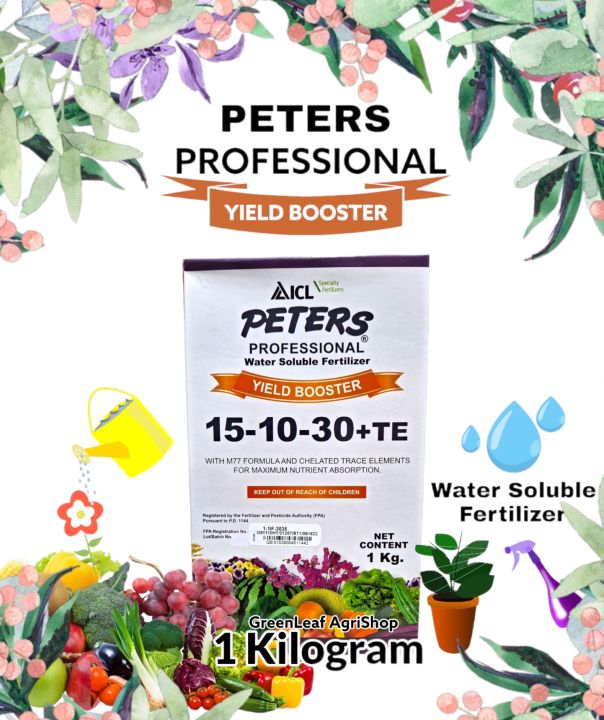 Peters Professional Yield Booster 15-10-30 FOLIAR SPRAY Water Soluble ...
