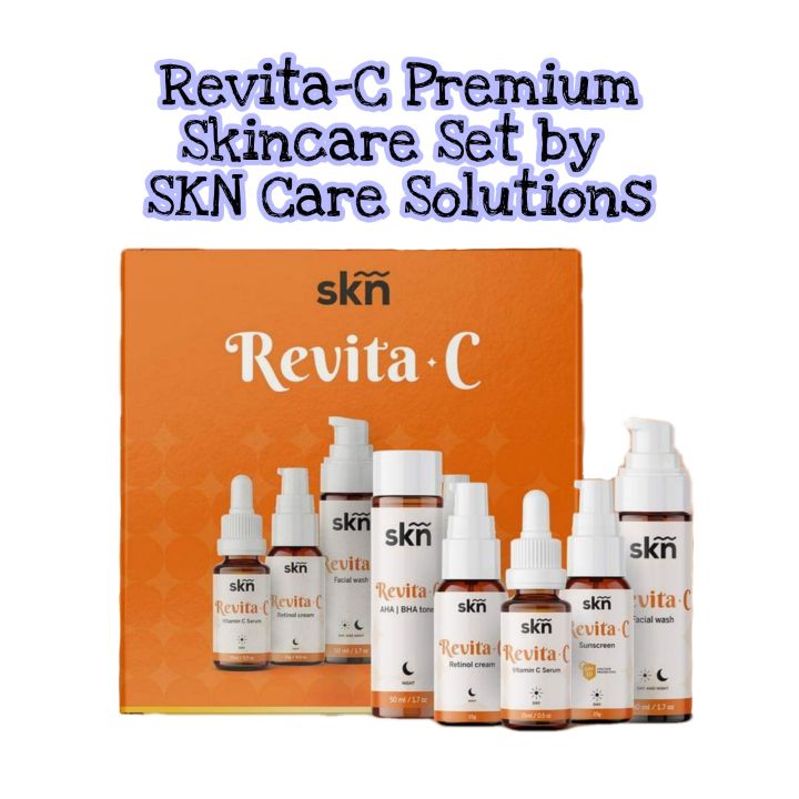 Revita-C Premium Skincare Set by SKN Care Solutions (AHA + BHA ...