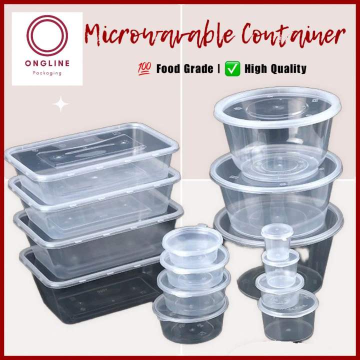 10 pcs. | HIGH QUALITY Microwavable Food Container | Take Out Box Meal ...