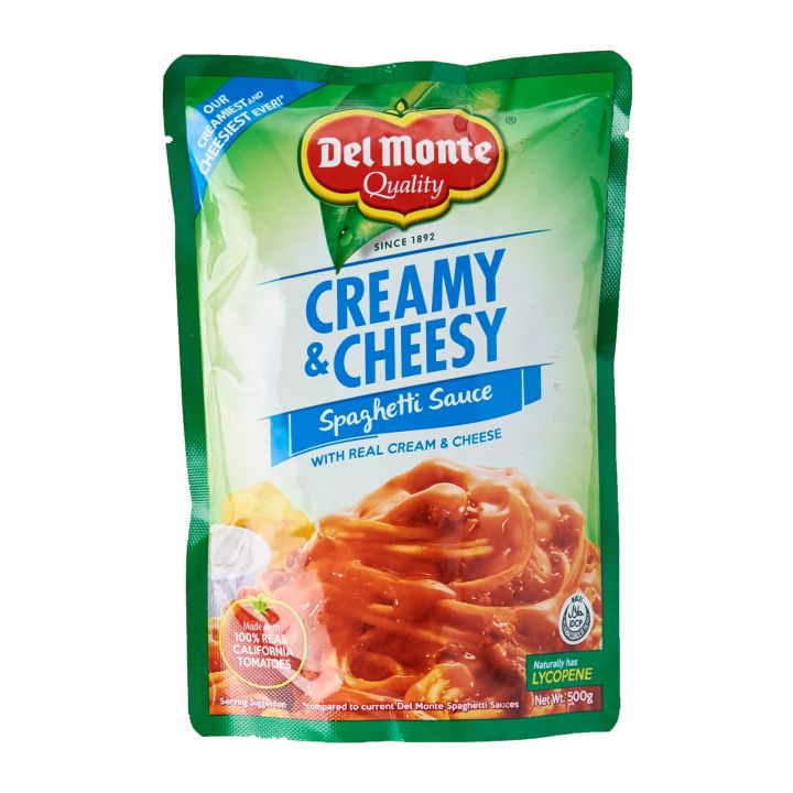 Del Monte Creamy & Cheesy Spaghetti Sauce 500g (Exp. Date 17 October ...