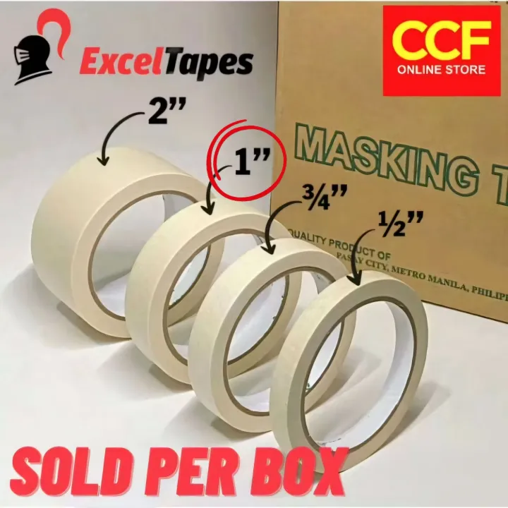 Excel Masking Tape 1 inch ( Sold per Box ) | Lazada PH