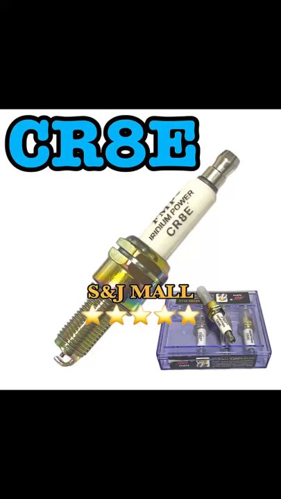 Motorcycle Iridium Spark plug CR8E for honda wave125 / suzuki raider150 / kawasaki barako ...