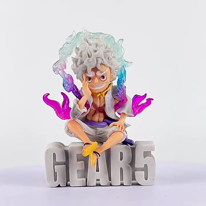 โมเดล ลูฟี่,เกียร์ 5 วันพีช ของตกแต่ง ที่ละลึก ตัวละคร ลูฟี่,SD รูปปั้น ...