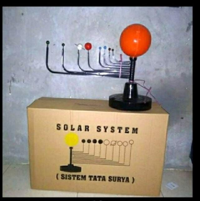 tata surya solar system alat peraga pendidikan | Lazada Indonesia