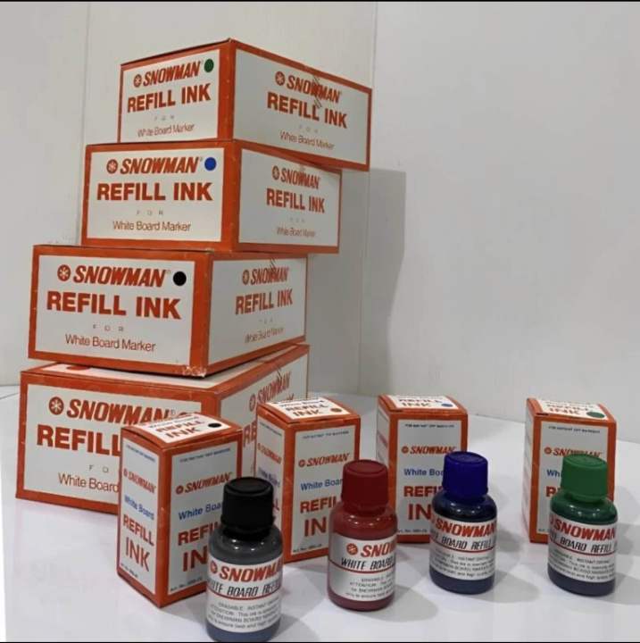 Refill Tinta Spidol Whiteboard Snowman WBI 20 (Perpcs) | Lazada Indonesia