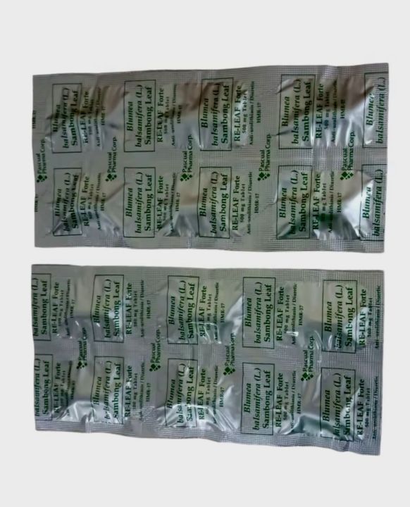 Re-Leaf Forte Sambong 500 mg Tablet 12's | Lazada PH