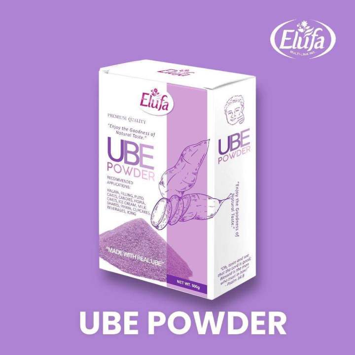 ELUFA NATURAL UBE POWDER - 500G | Lazada PH