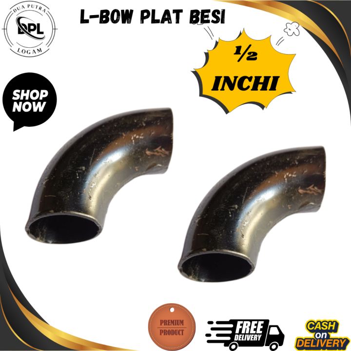 Elbow Besi Pipa Atau Keni 1/2 Inch Lengkungan 90⁰ | Elbo Knee | Lazada ...