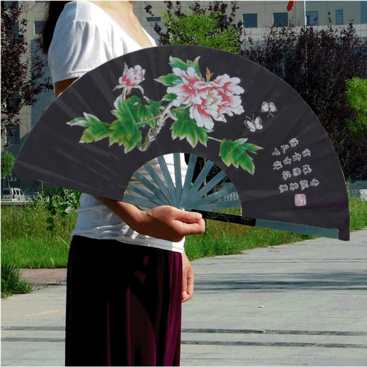 Thickened Stainless Steel Tai Chi Fan Kung Fu Fan Martial Arts Self ...