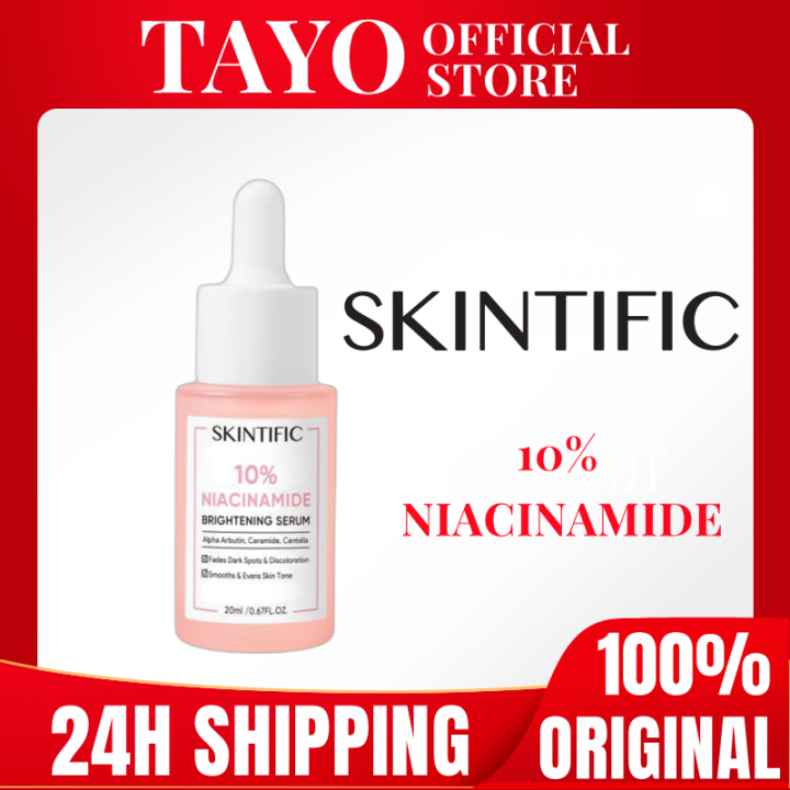 Skintific 10% Niacinamide Brightening Serum 20ml Whitening Glowing Skin ...
