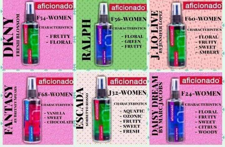 AFICIONADO FLORAL FRUITY SWEET FRAGRANCES | Lazada PH