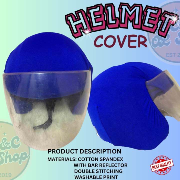 PLAIN BLUE HELMET COVER | Lazada PH