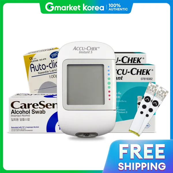 ACCU-CHEK | Accu-Chek Instant S Blood Glucose Meter + 100 Test Strips ...