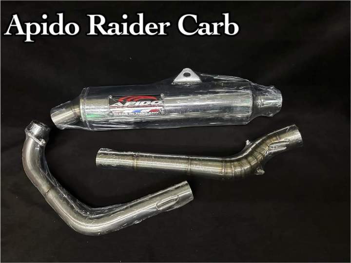 APIDO OPEN PIPE RAIDER 150 CARB CHROME | Lazada PH