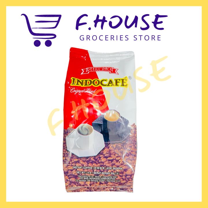 Indocafe Original Blend Instant Coffee Refill Pack (50g) | Lazada