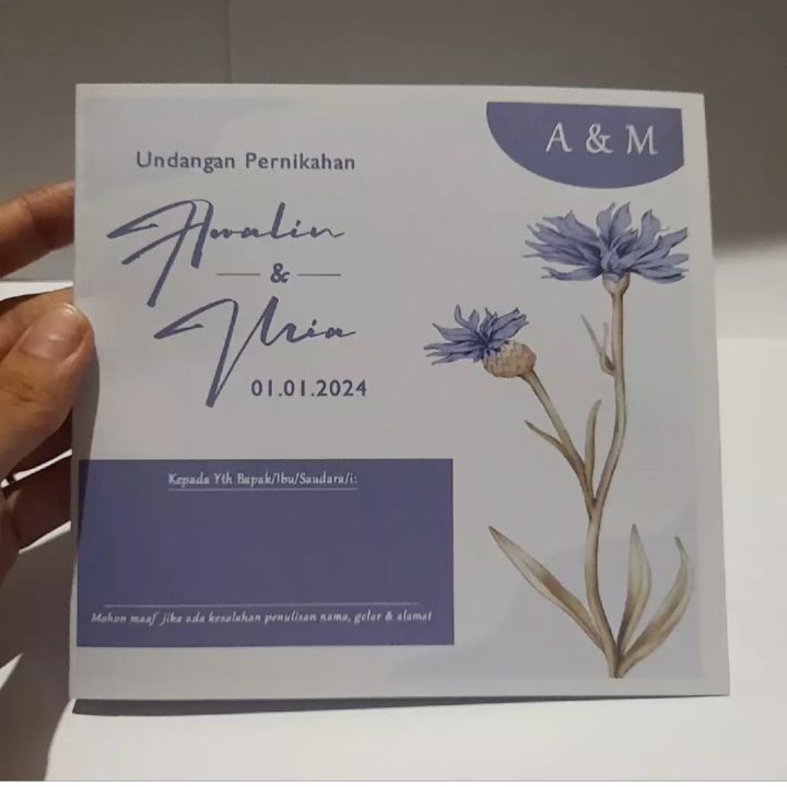 ISI 65 PCS COD UNDANGAN PERNIKAHAN UNNEW 019 UNDANGAN NIKAH / WEDDING ...